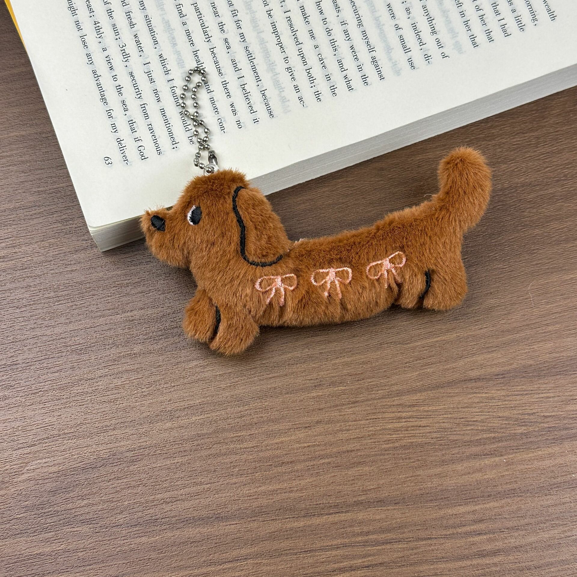 Корейские ins мультфильм плюшевая такса плюшевые подвески для студентов сладкие щенки броши аксессуары брелок