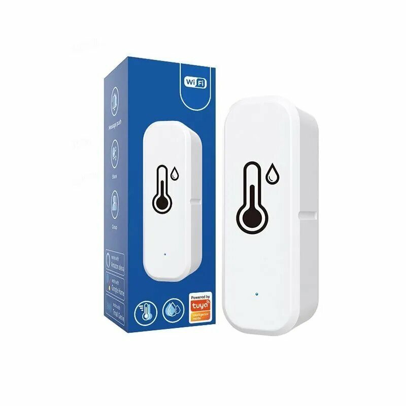 Умный Wi-Fi датчик температуры и влажности, Tuya Smart Life