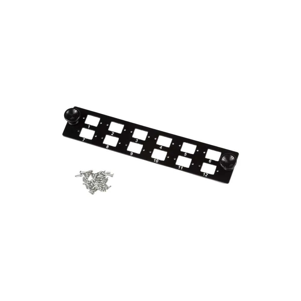 Адаптерная панель LANMASTER на 8 ST/FC адаптеров для кросса LAN-FOB10-1P LAN-FP10-8ST