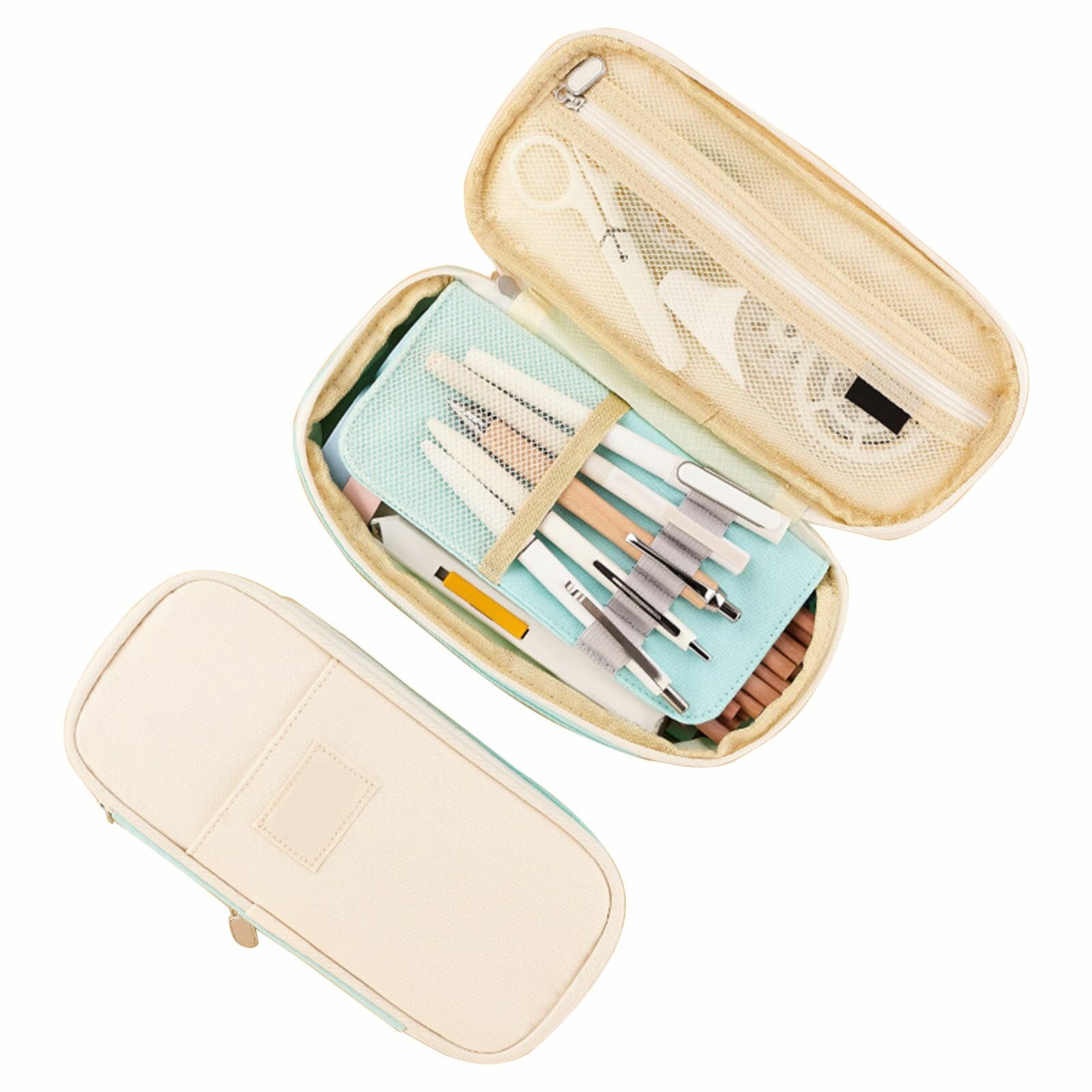 Корейский пенал с молнией для школы