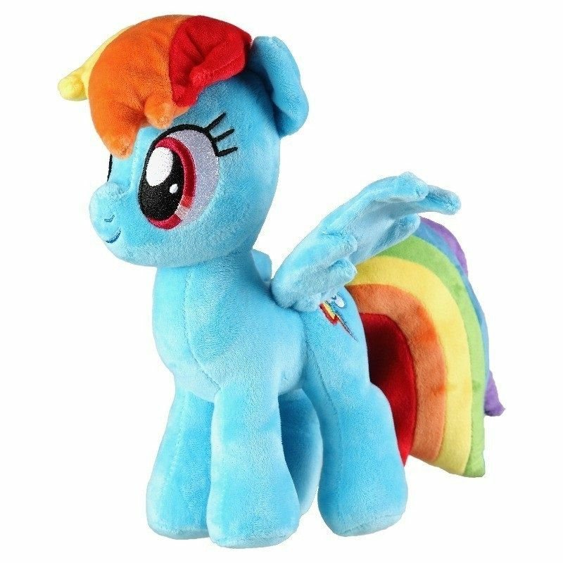 Мягкая игрушка Пони Рейнбоу Дэш, голубой 40 см