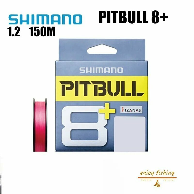 SHIMANO PITBULL 8+ BRAID LD-M51T #1.2 150 м розовый Шнур плетёный 2024