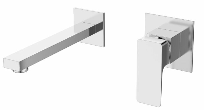 Смеситель ESKO скрытого монтажа для умывальника SMR28, хром / встраиваемый смеситель