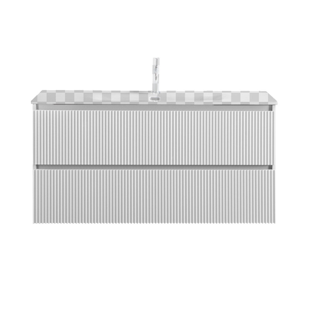 Тумба под раковину BelBagno UNO 120 UNO-1200-2C-SO-BO Bianco Opaco