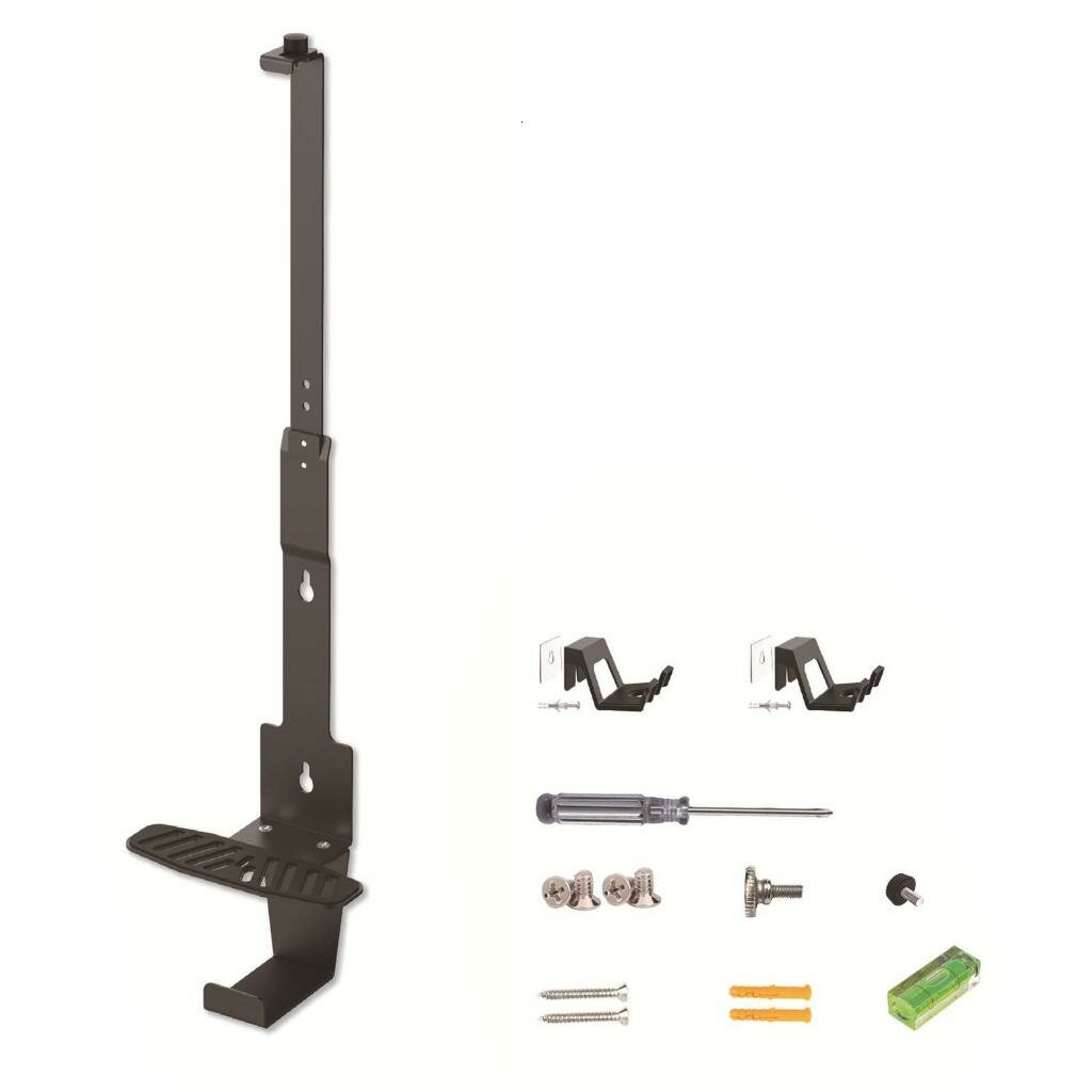 Консольная стойка с креплением для контроллеров и наушников, Черный