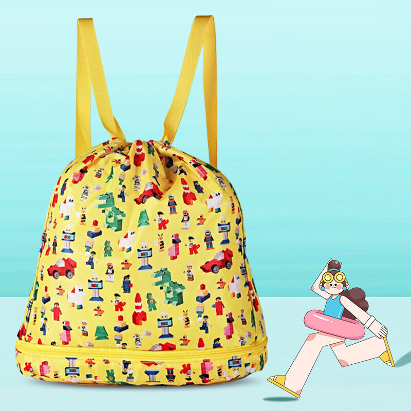 Летняя новая трансграничная детская фитнес-сумка для плавания Лего