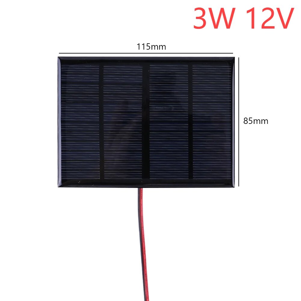 Солнечная панель 3W 12V 115x85mm