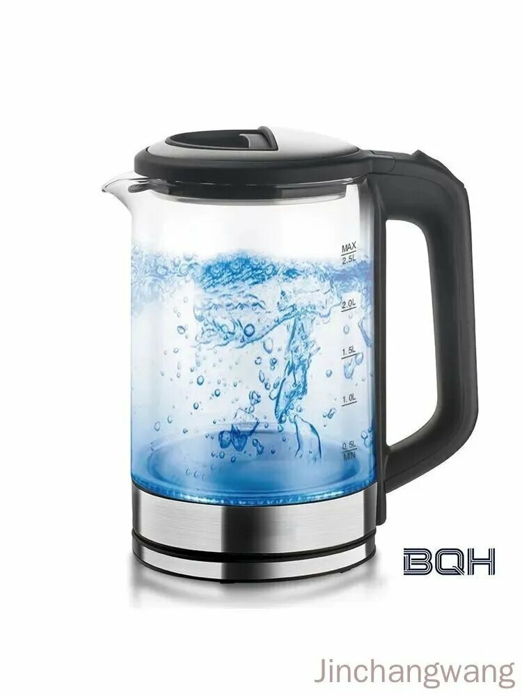 Электрический чайник Wi-Fi IQ Home PWK 1725CGLD, серебристый