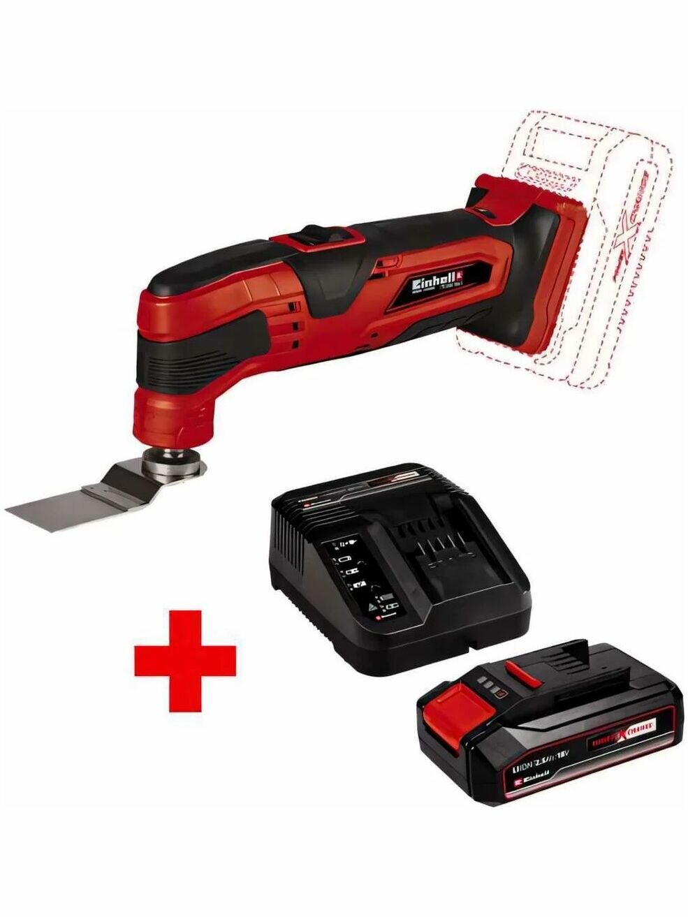Многофункциональный аккумуляторный инструмент Einhell PXC TC-MG 18 Li + 1 акк.2.5Ач + ЗУ 3А 4465170SET