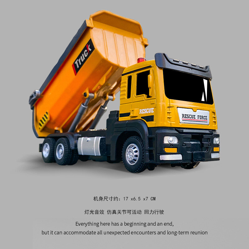 Детский экскаватор из сплава, детский набор строительной техники, мини-экскаватор, экскаватор-погрузчик, модель крана, игрушка для мальчиков.