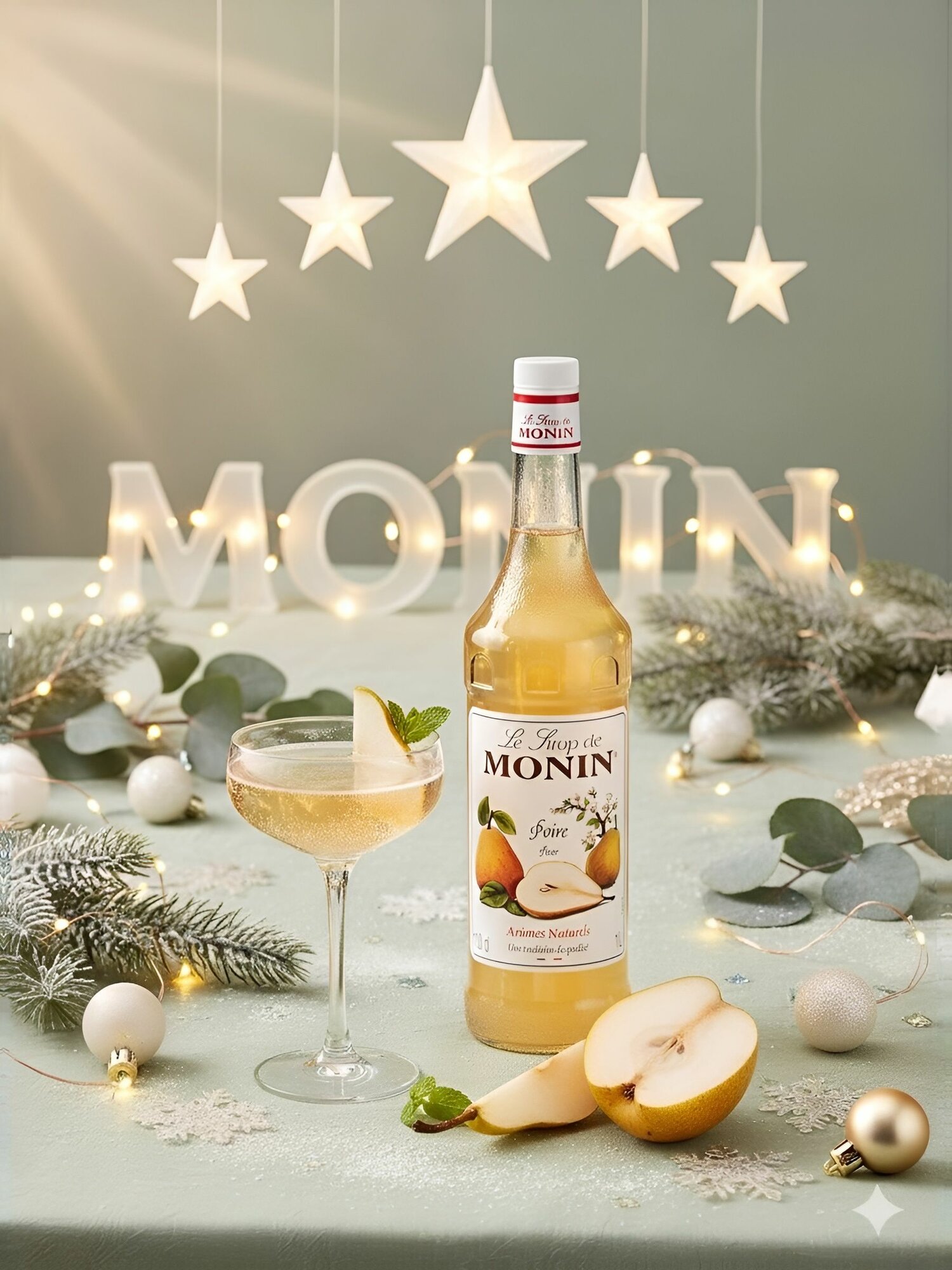 Сироп Monin Грушевый для кофе, коктейлей и фруктовых миксов