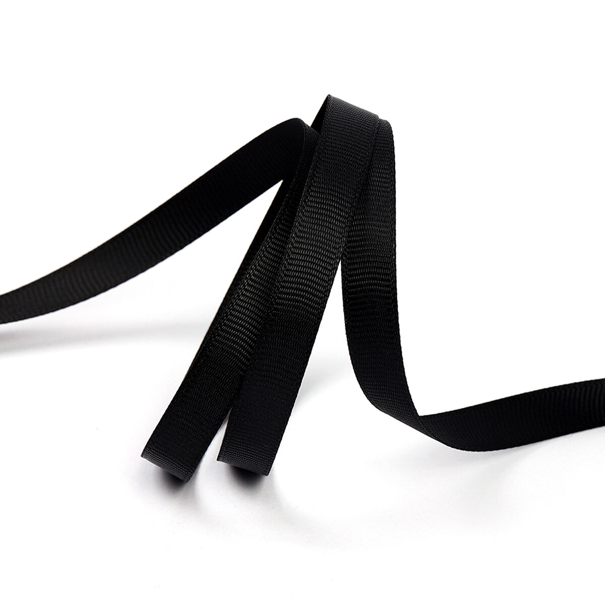 Лента репсовая Magic 4 Hobby в рубчик 10мм цв. 030 черный 22,8м