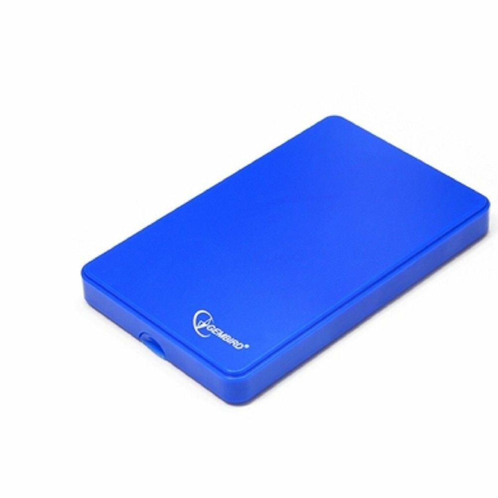 Gembird Контейнер для HDD EE2 - U2S - 40P - B Внешний корпус 2.5" EE2 - U2S - 40P - B, синий, USB 2.0, SATA, пластик