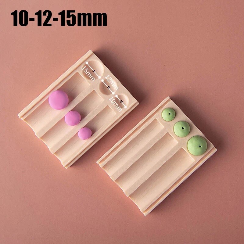 10/12/15 мм инструмент для изготовления бисера из полимерной глины, форма для катящихся шариков, серьги, изготовление ювелирных изделий, глиняные инструменты ручной работы, вспомогательный инструмент для подвески