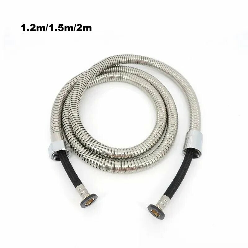 Нержавеющая сталь для насадки биде Гибкий душевой шланг 1.2м/1.5м/2м сантехника для ванной серебристый