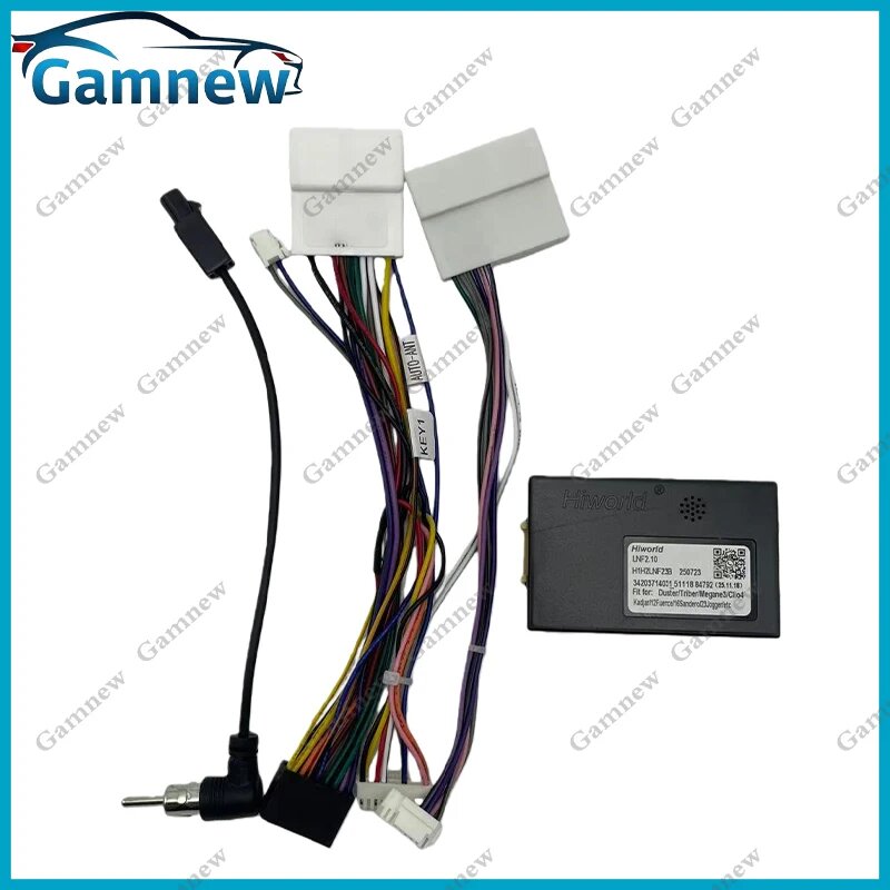 Автомобильный 16PIN адаптер жгута проводов Android Canbus Box декодер для Renault Clio Kadjar Express Van Taliant Dacia Sandero