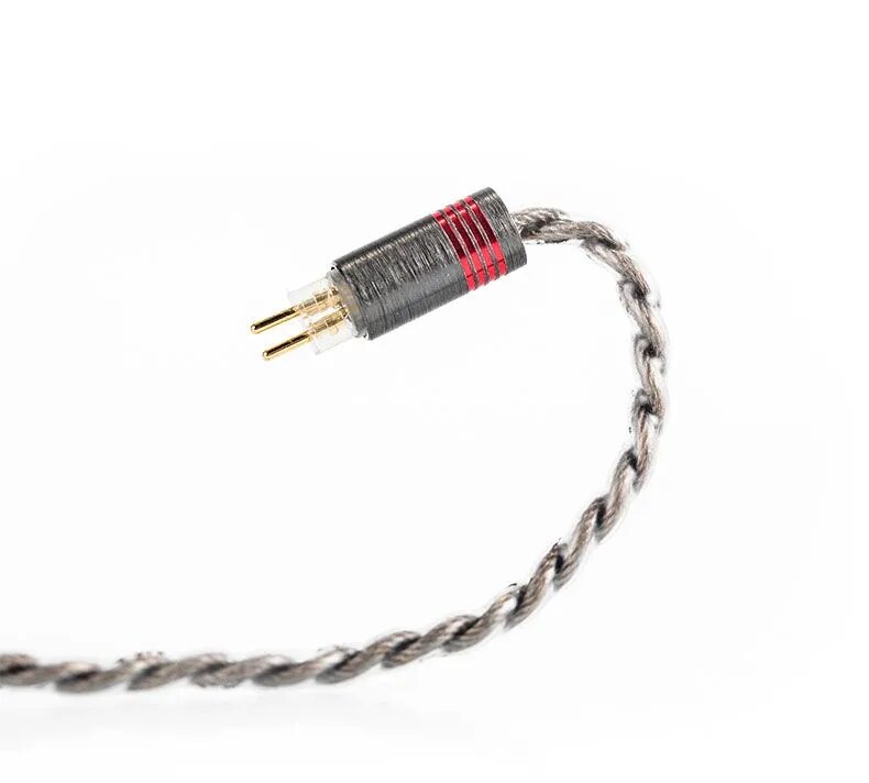DUNU DUW 02 PRO 0.78mm 2-Pin Аудиокабель для наушников серый и белый — фото 1