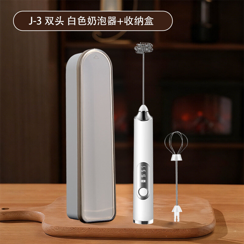 Молочный вспениватель, кофейный мешалка, ручной электрический молочный вспениватель, кремер, палка для смешивания молочного порошка, беспроводной, кросс-бордерный завод