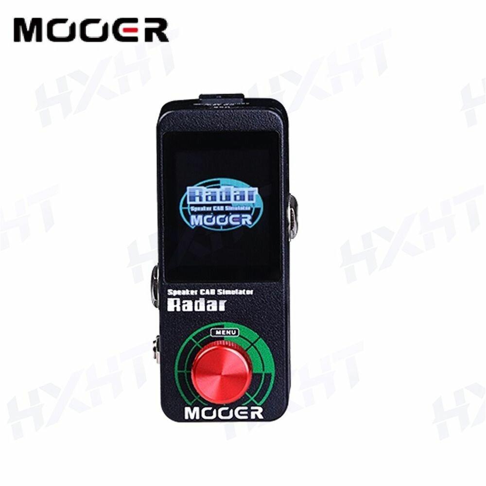 MOOER RADAR, Педаль Эффектов Для Гитары: 11 Моделей Микрофонов, 30 Симуляторов Кабинета, 36 Пользовательских Пресетов, Поддержка IR, Настраиваемый Эквалайзер
