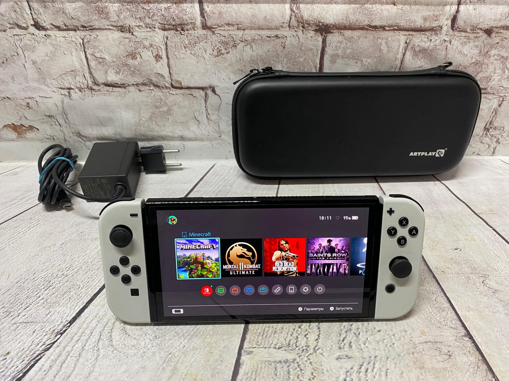 Nintendo Switch Oled 64 ГБ + 256 ГБ (HEG 001)