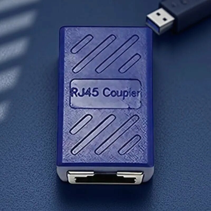 RJ45 Ethernet Каплер, Адаптер удлинителя кабеля Cat7/Cat6/Cat5e, Женский к Женскому