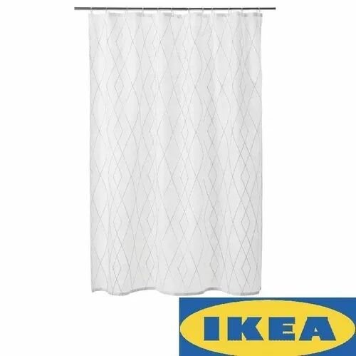 IKEA Штора для ванной высота 200 см, ширина 180 см.