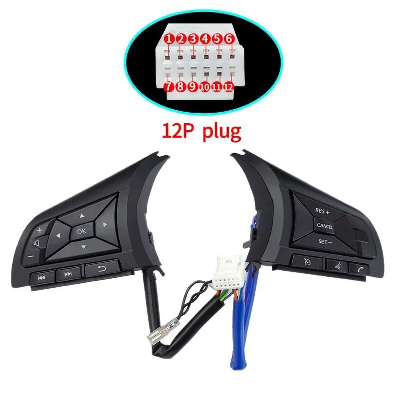 Nissan Note 2018 2019 2020 Sylphy Qashqai Jinke Bluetooth Кнопка регулировки громкости на рулевом колесе