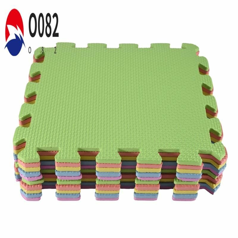 (C I O K) Игровые коврики-головоломки Модульные цветные 20 штук 30X30 см Мягкая пена Eva Детский коврик-головоломка совместим с татами