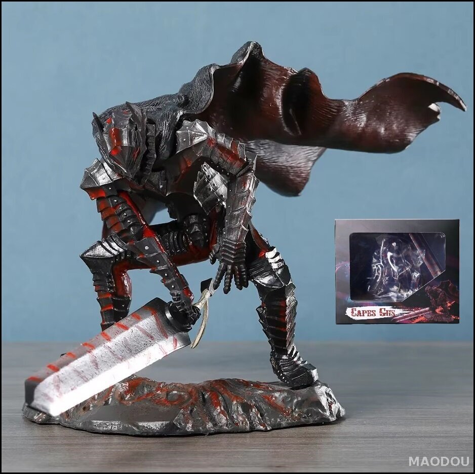 Фигурка Берсерк Гатс / Черный мечник / Berserk Guts Black Soldier (18см)