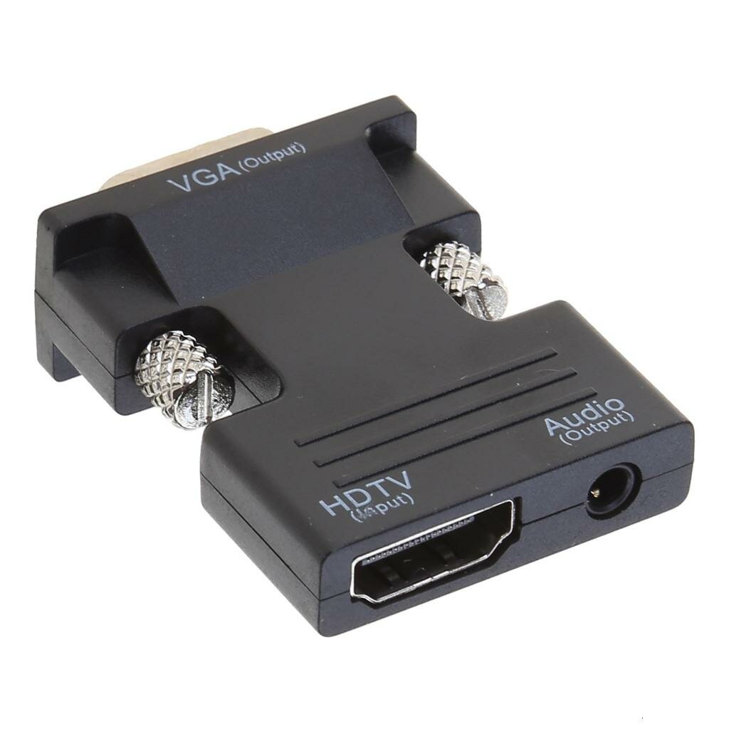 Конвертер HDMI-c в VGA, Черный без линии
