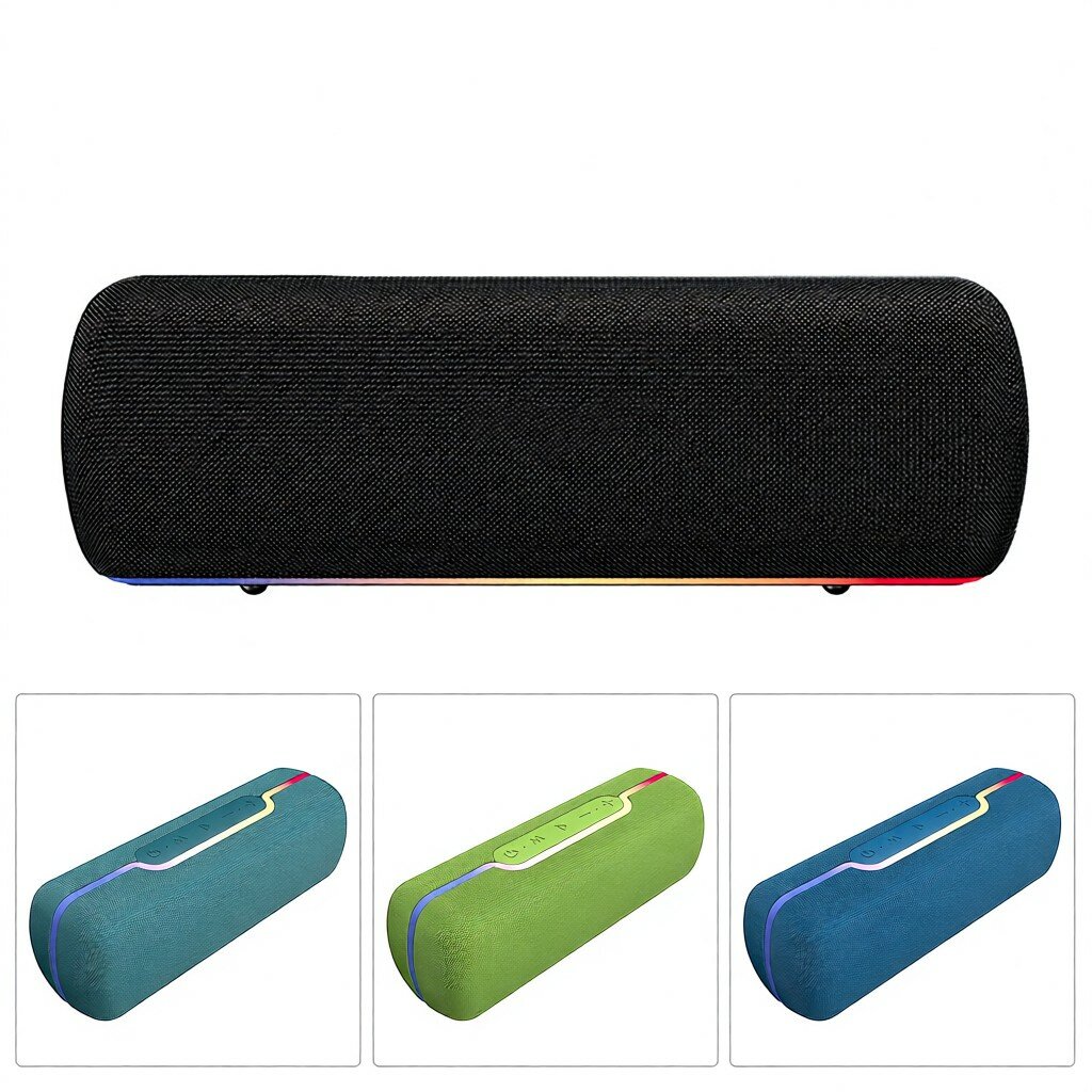 ZEALOT S55 Портативный беспроводной колонка с технологией BT 5.0 Водонепроницаемая IPX5 Колонки TWS Series Стерео Сцена HiFi Звук Поддержка AUX U Disk TF Card Длительное время работы Сабвуфер Портативная Черный синий зеленый индиго 5W*2 1800mAh литий-ion