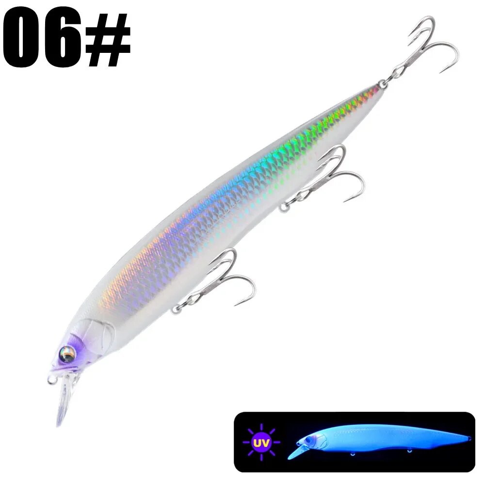GREENSPIDER Jerk Minnow воблер 160 мм 06