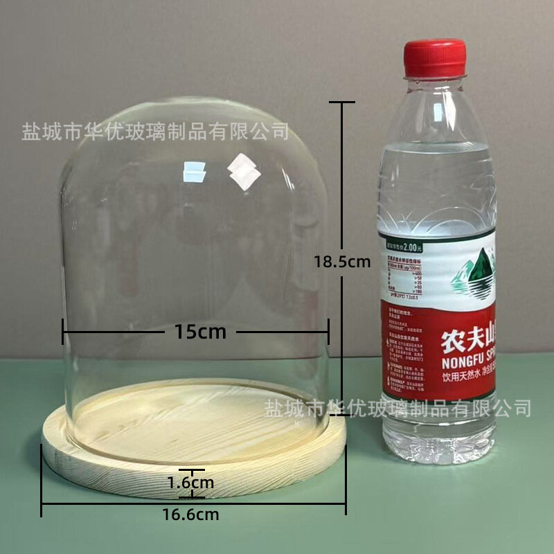 Прямые поставки с фабрики: вечные цветы, сушеные цветы, стеклянная крышка, демонстрационная коробка, пылезащитный чехол, фигурка, ручная модель, стеклянная крышка