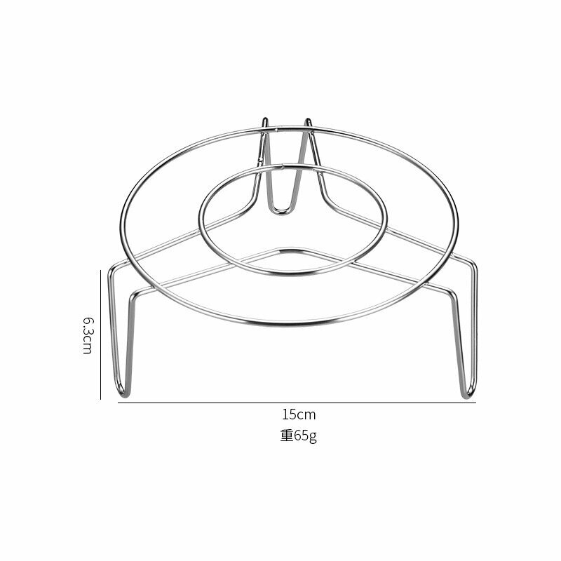 Трехногая пароварка из нержавеющей стали, подставка для пароварки, высоконогие аксессуары для рисоварки, решетка для паровой варки рыбы и булочек, водонепроницаемая пароварка