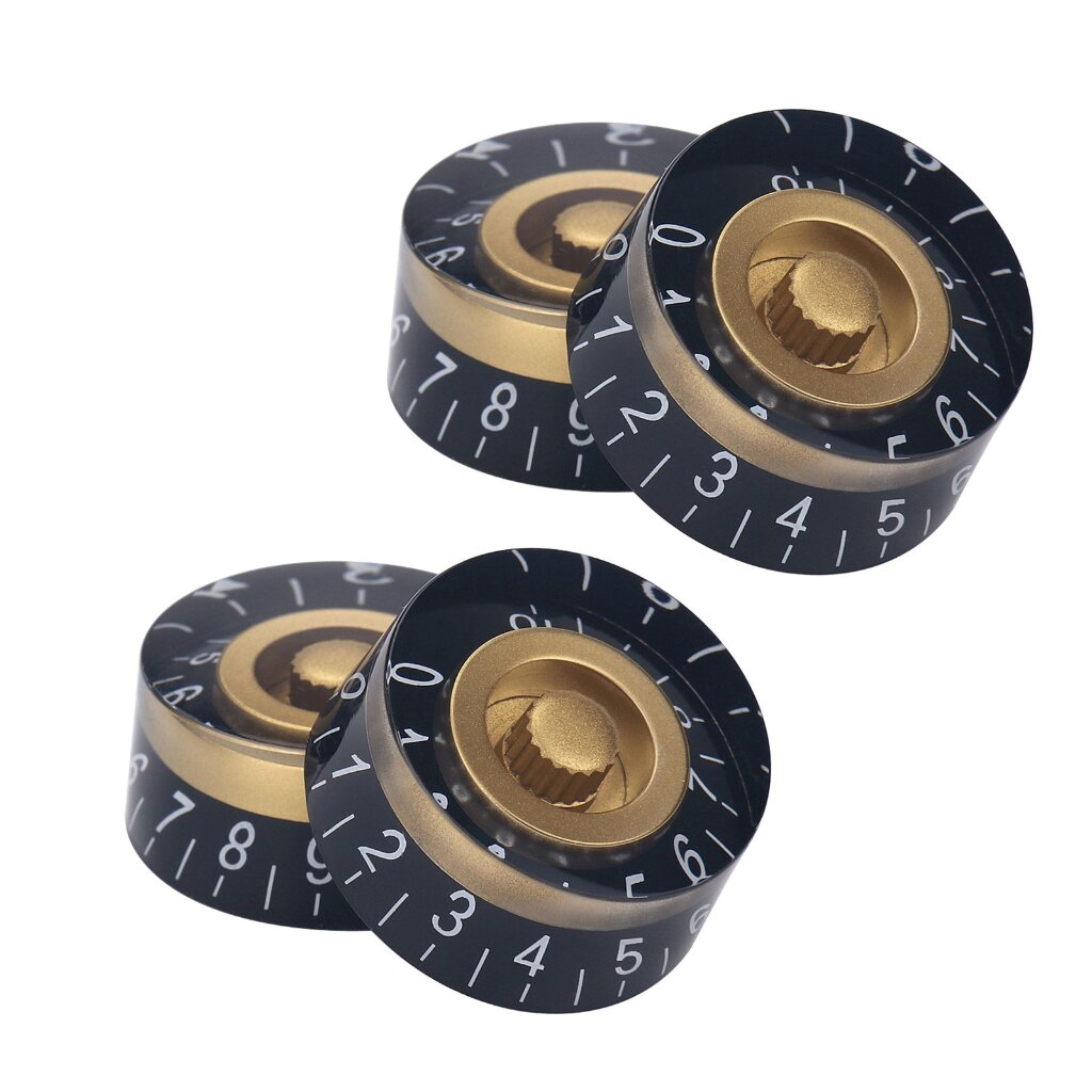 4шт Ручки Громкости Тона Электрогитары Акриловые Электронные Ручки Управления