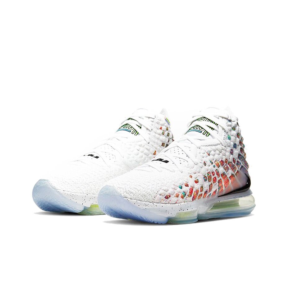 Кроссовки NIKE Lebron 17, размер EU 42.5 стопа (27CM), white — фото 1
