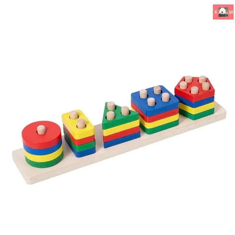 Развивающая игрушка ZARA HOME Лабиринт-Серпантинка, для детей 6+ мес, деревянная, музыкальная, 5*10 см