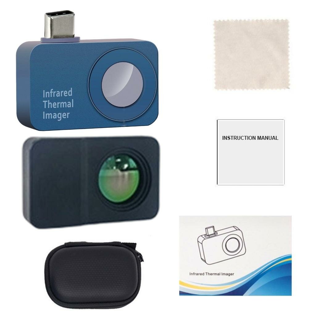 Тепловизионная карта с частотой 25 Гц для смартфонов, С объективом m acro