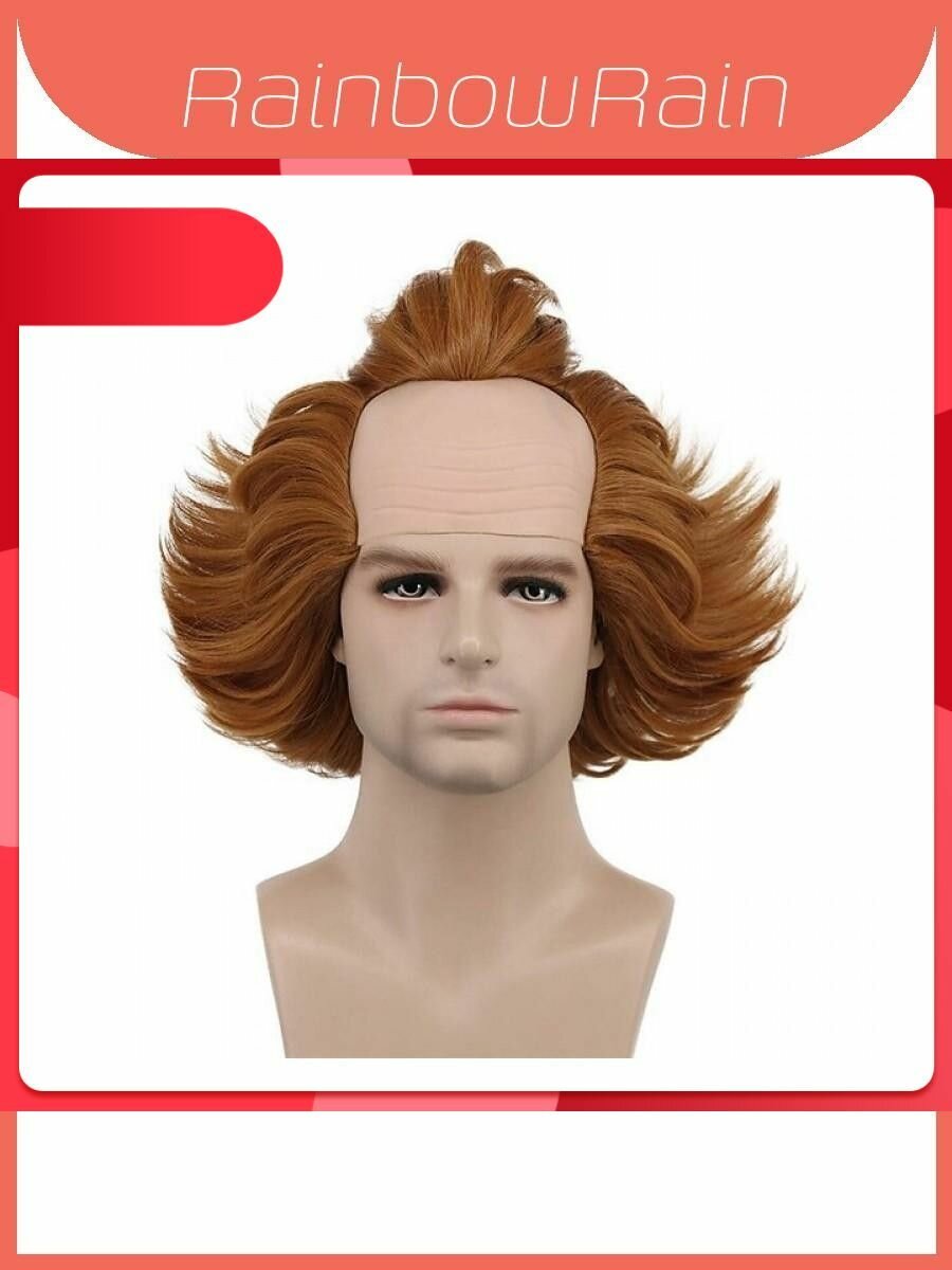 Costume wig it pennywise с короткими волосами и материалом для перекрашивания для косплея и тематических мероприятий