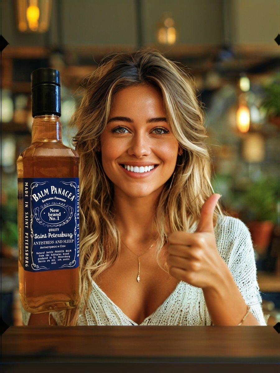 Бальзам Панацея 0,5 л /Антистресс и Сон с натуральными травами холодный настой/