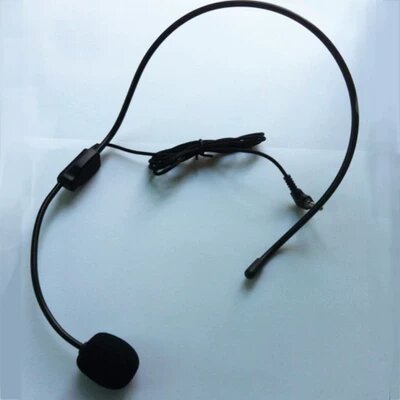 Микрофон-гарнитура с усилителем для экскурсоводов, продавцов, микрофон с креплением на ухо, цвет телесный, для