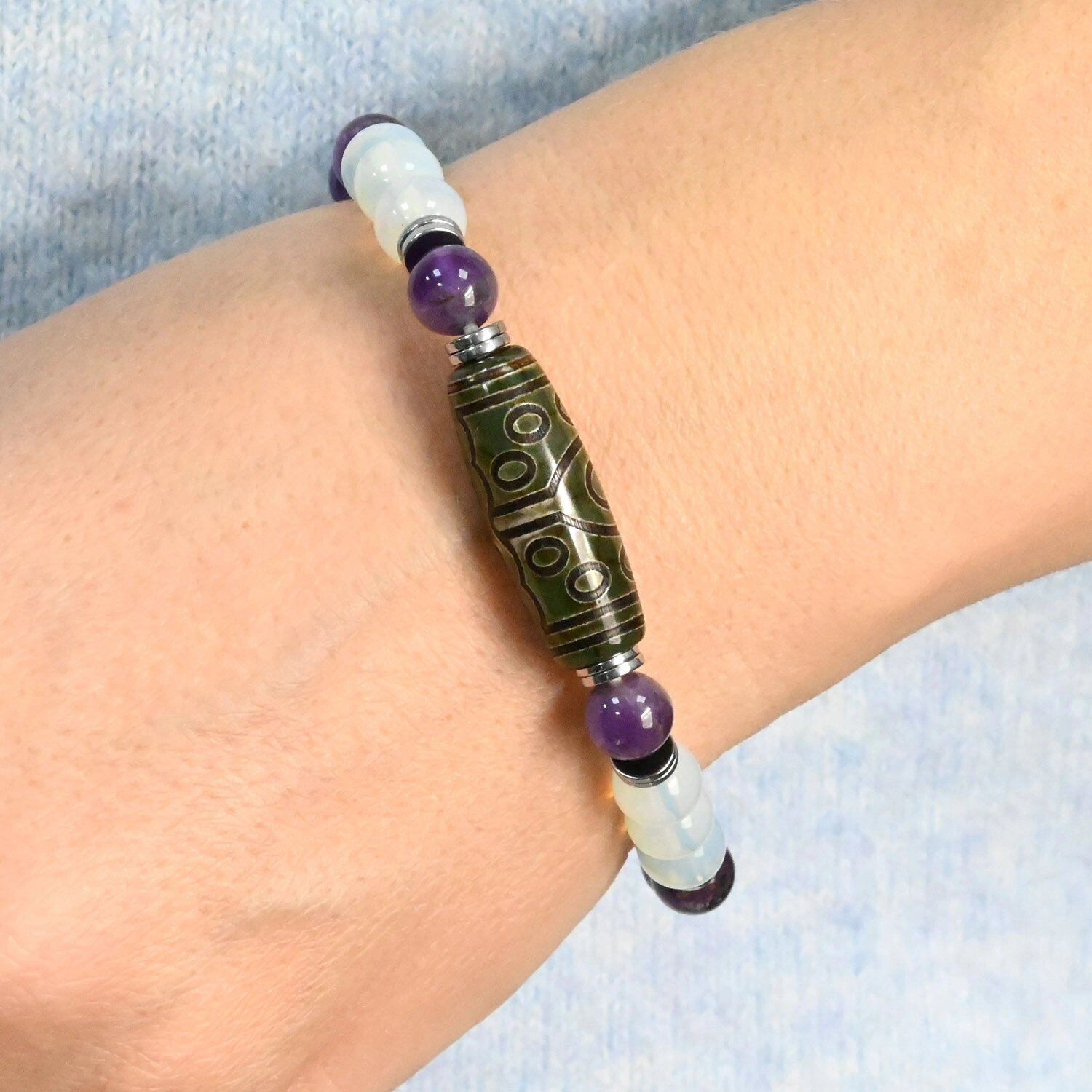 Браслет, агат