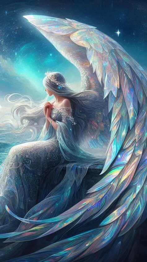 Алмазная Мозаика "ангел-богиня" 40x50 См Алмазная Вышивка / Картина Стразами Подарков / Украшения