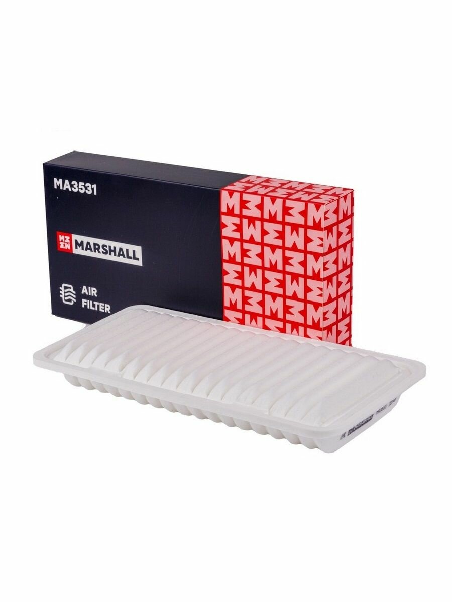 Фильтр воздушный для Geely Emgrand, Toyota Corolla, Avensis / Джили Эмгранд, Тойота Королла, Авенсис, Marshall MA3531