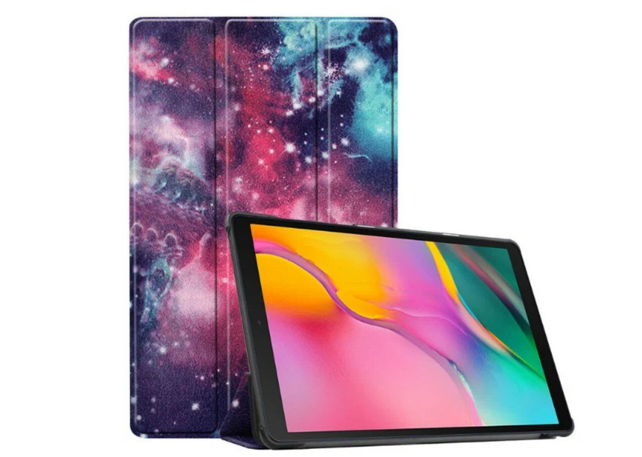 Чехол MyPads для Huawei MatePad 11 (DBY-W09) 2021 тонкий с магнитной застежкой Звездное небо