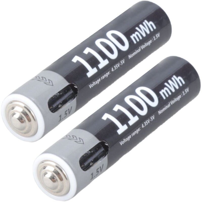 2шт 1.5V 1100mWh LR3 Батареи Типа C Аккумуляторная Батарея для Мыши Пульт Дистанционного Управления Маленький Вентилятор Электрические Игрушки Часы