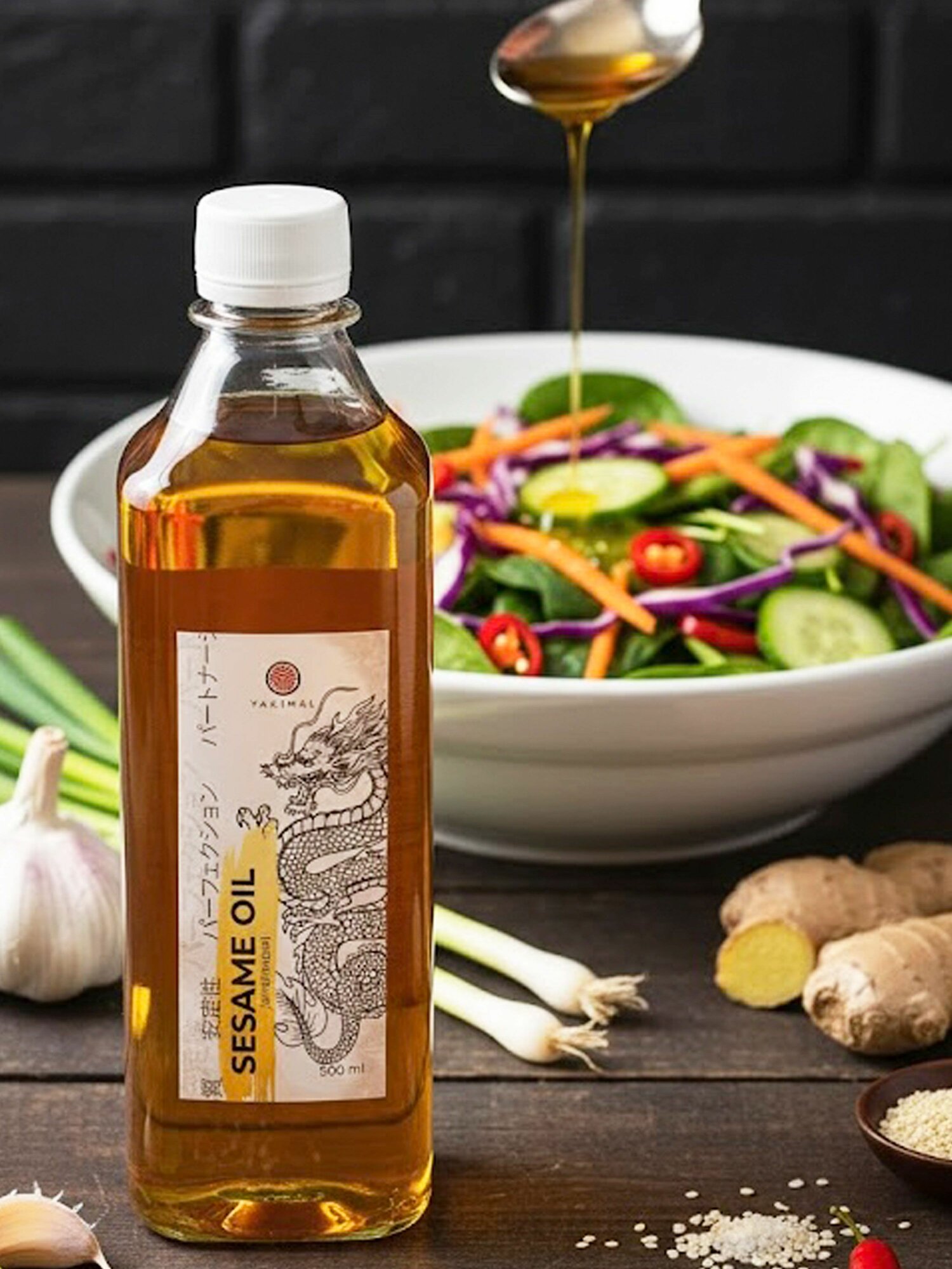 Масло кунжутное YAKIMAL (Якимал) 0,5 л