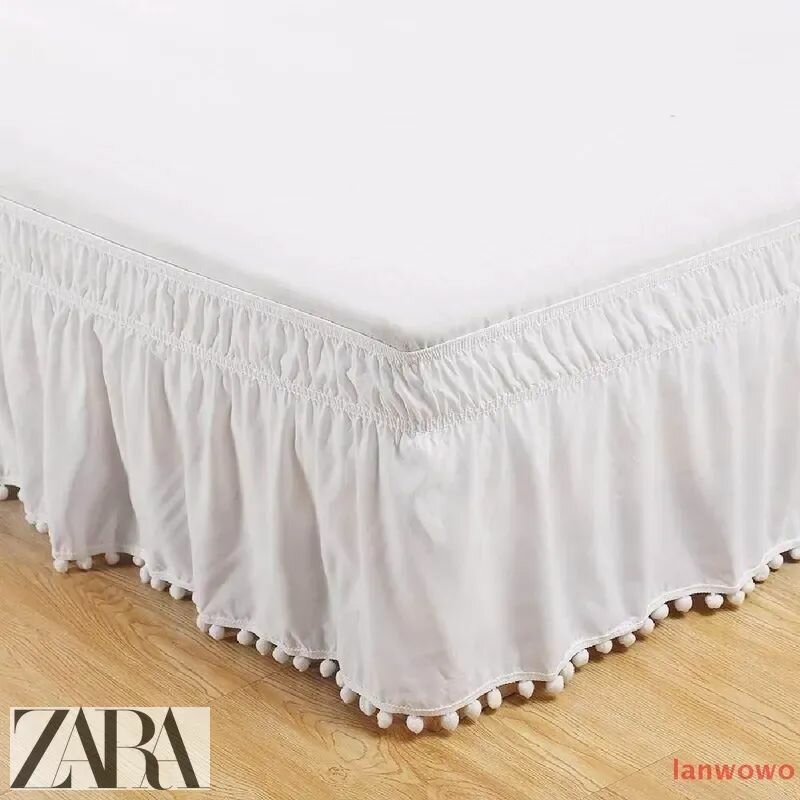 ZARA HOME Подзор для кровати, Лавсан с размерами: 203 см х 198 см