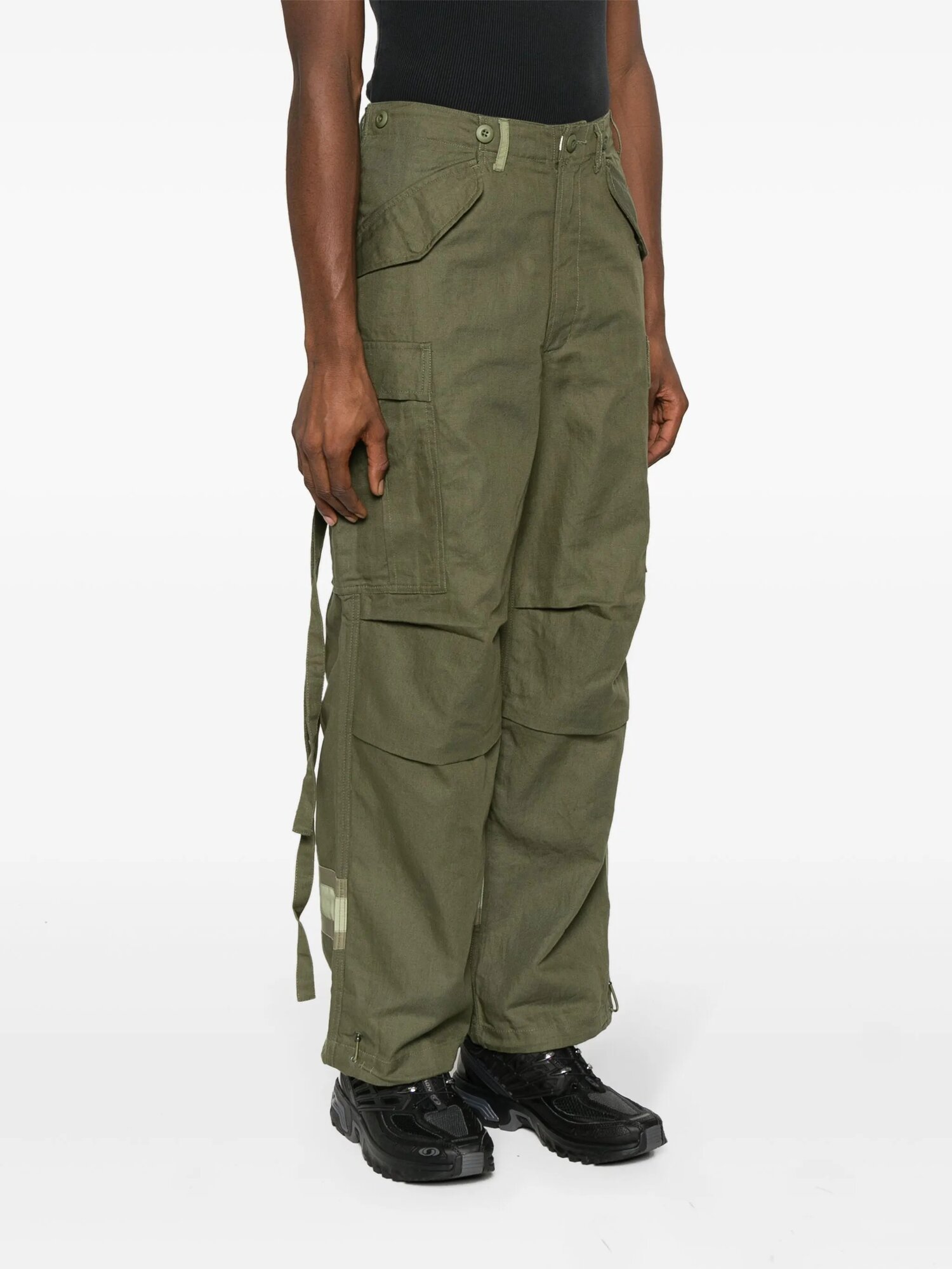 Брюки классические Maharishi Hi-Vis M65, размер L, зеленый — фото 1