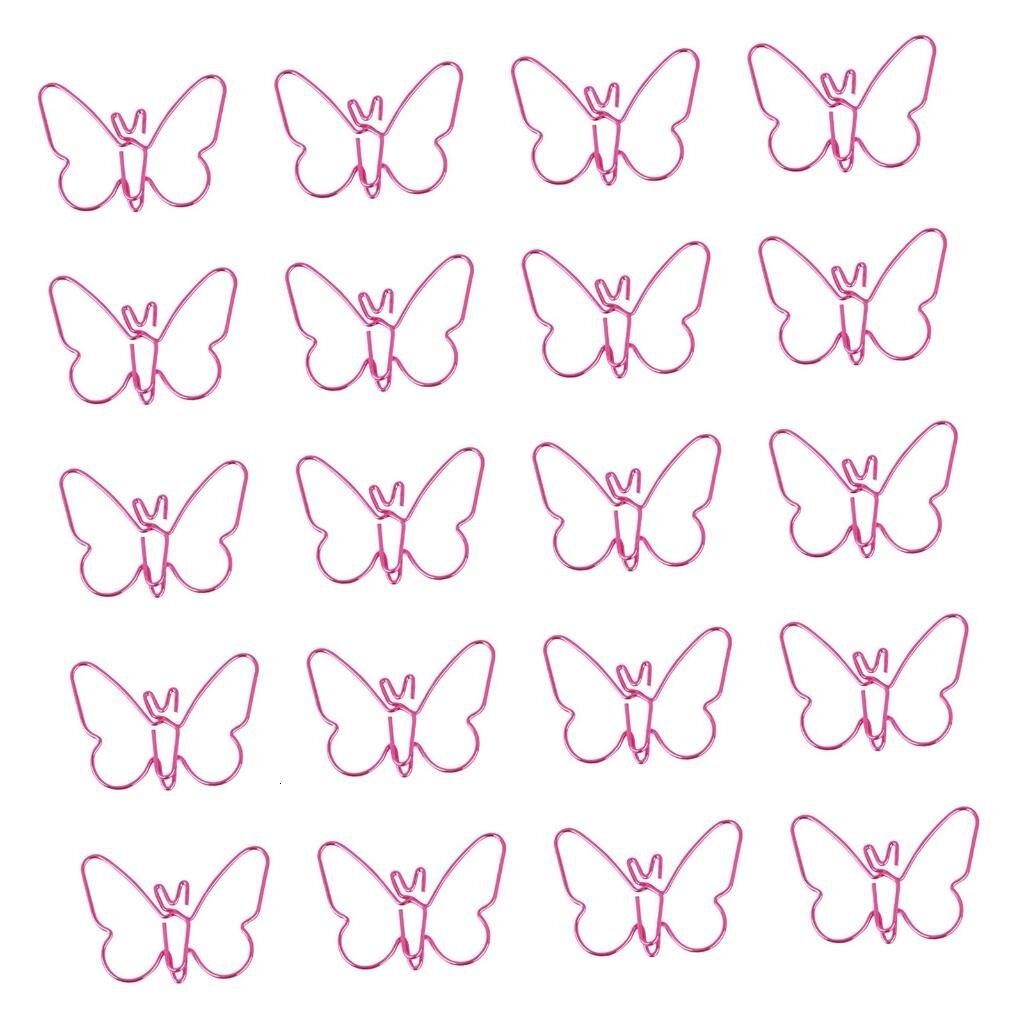 Металлические бабочки-клипсы, 20 шт